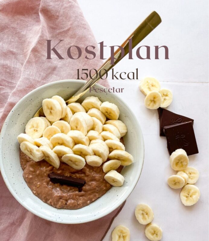 E-bog Kostplan 1500-1700 kcal pescetar 149 kr. - Pigen i Køkkenet