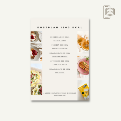 Gratis kostplan 1400 kcal - En ny start