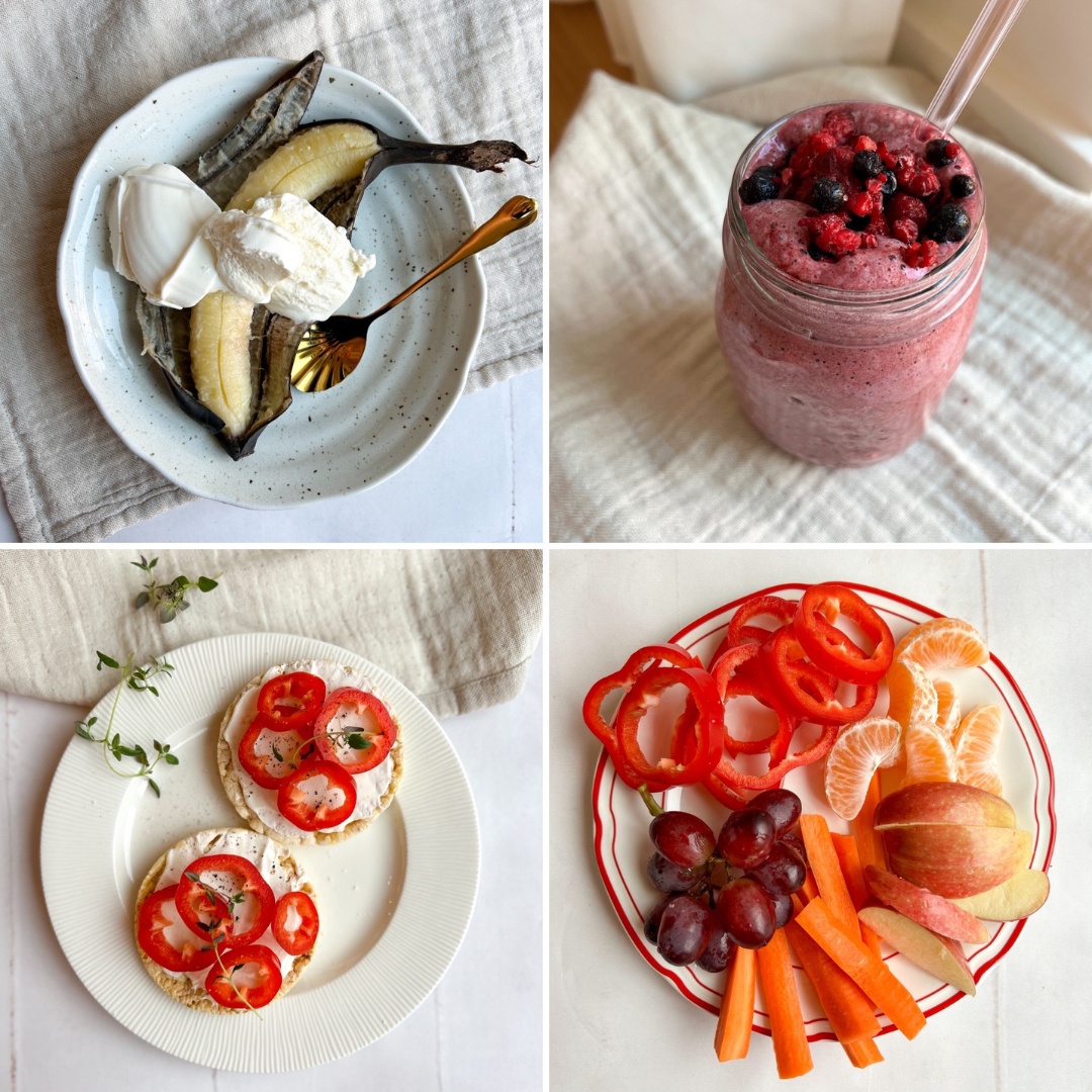 Mine go-to sunde snacks ⎜5 nemme snacks til hverdagen